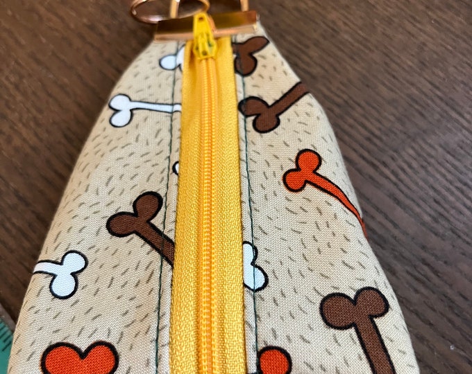 In the Hoop Zippered Key Fobs Machine Embroidery Design File Instant ...