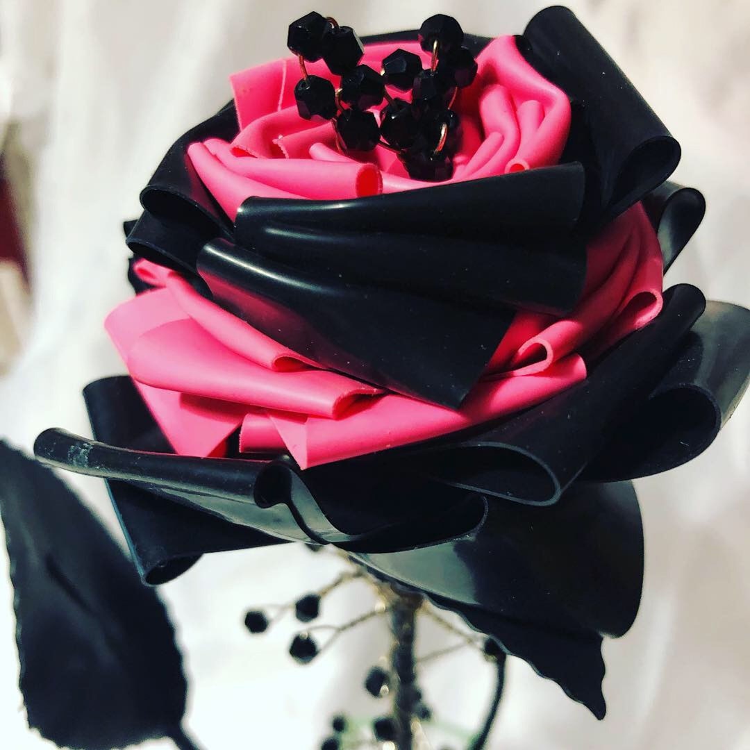 Latex / Rubber Single Rubber Rose 14 Trio of Roses Bridal - Etsy UK