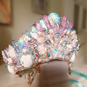 Seashell Mermaid Crown Headpiece Tiara - Etsy