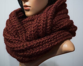 Red Infinity Scarf - Etsy