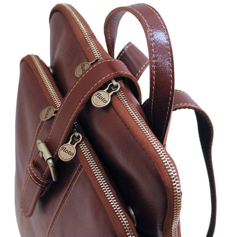 Leather Backpack, Leather Bag, Leather Knapsack, Floto Venezia Knapsack ...