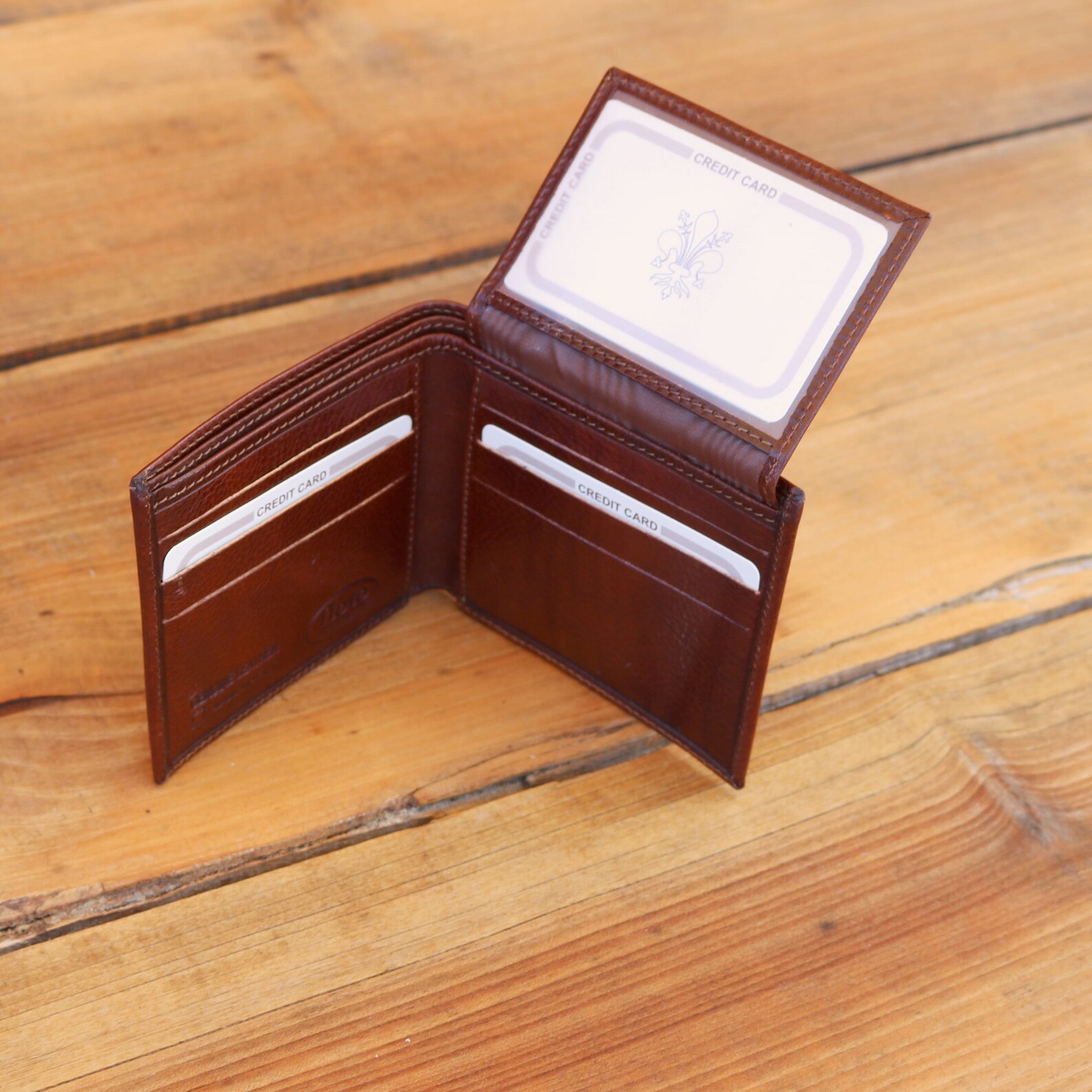 Wallet Italian Full Grain Hand Stained Leather Floto Venezia - Etsy