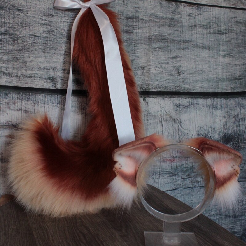 Cat Ears and Tail Set - Etsy