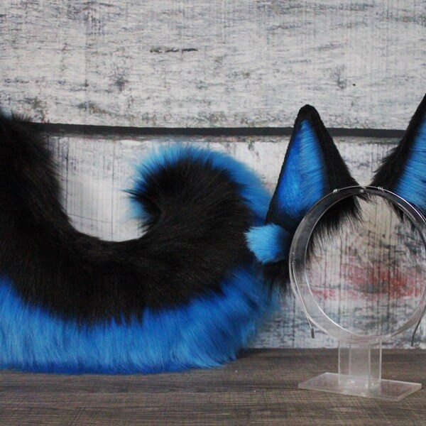German Shepherd Ear and Tail Set - Etsy