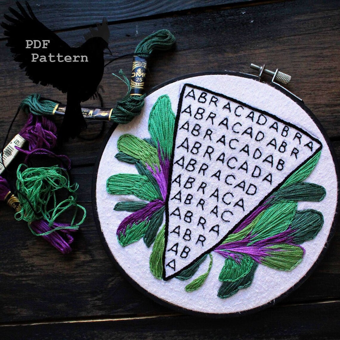Abracadabra for Health...abracadabra Embroidery Pattern...pdf Digital ...