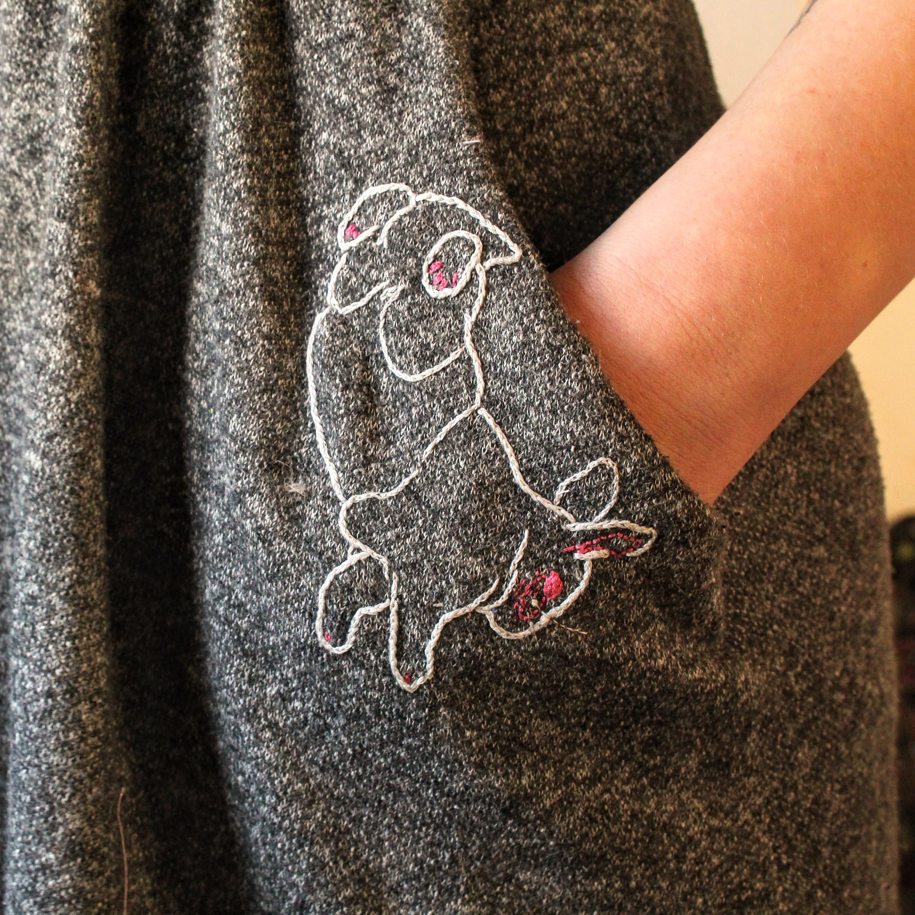 Bunny Rabbit Binky Clothing Tattoo...embroidery Pattern Water Soluble ...