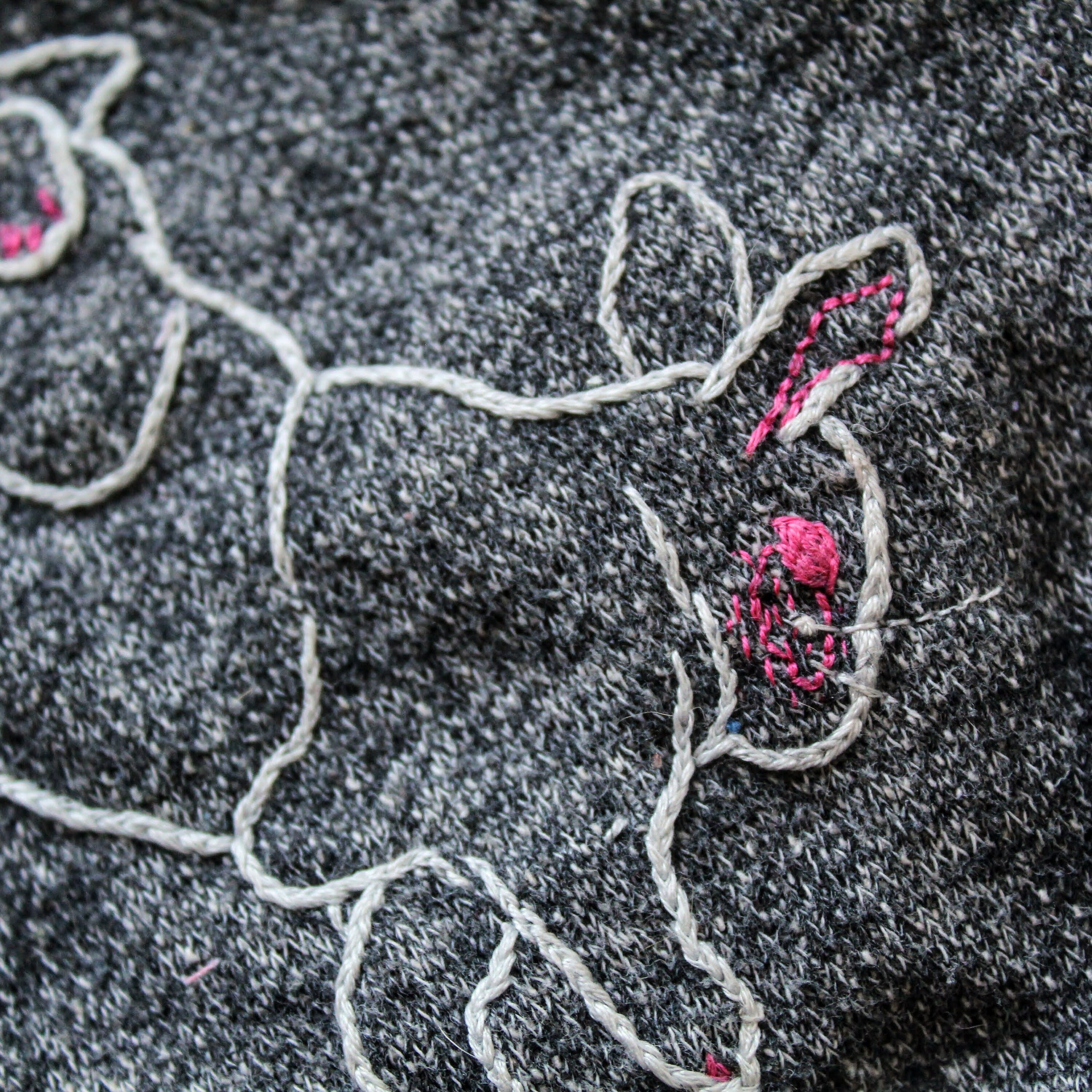 Bunny Rabbit Binky Clothing Tattoo...embroidery Pattern Water Soluble ...