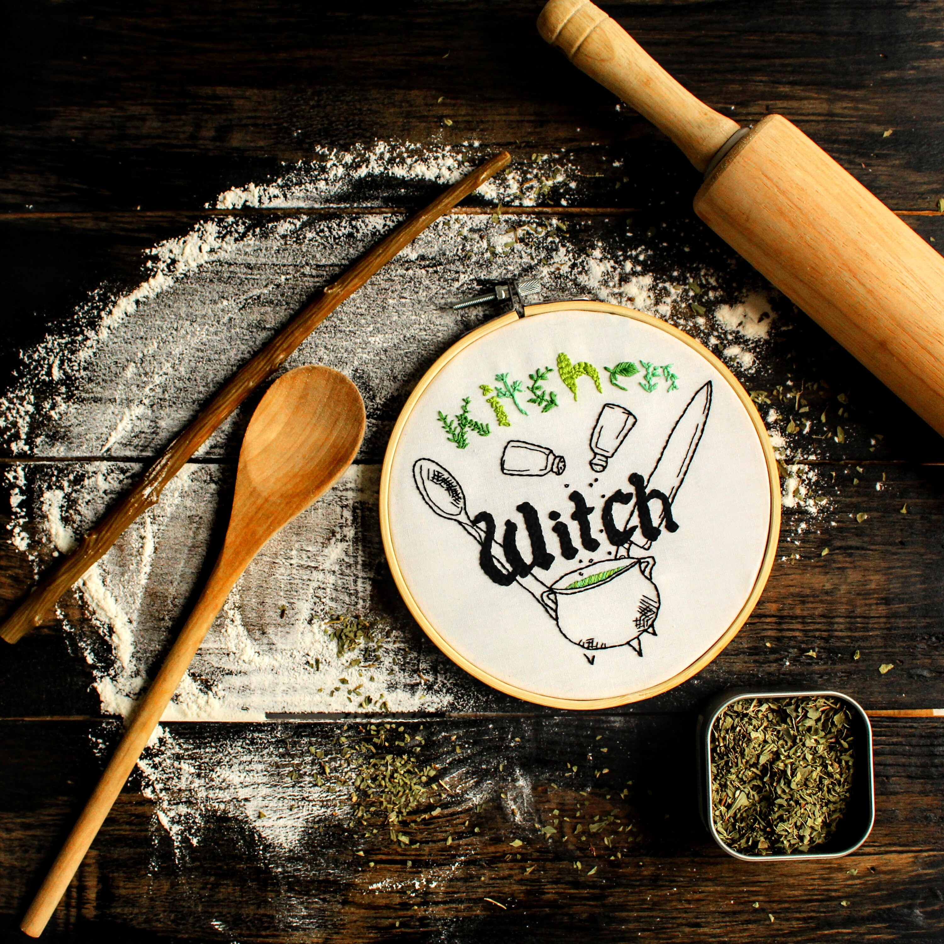 Kitchen Witch Embroidery Pattern...pdf Digital Download | Etsy