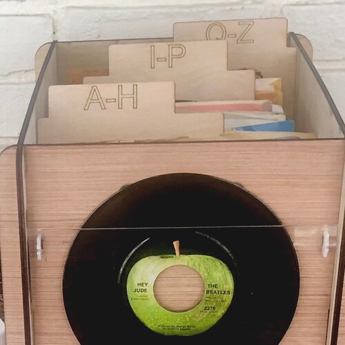 45 RPM Record Storage Box & Display Frame PLUS 3 Alpha - Etsy