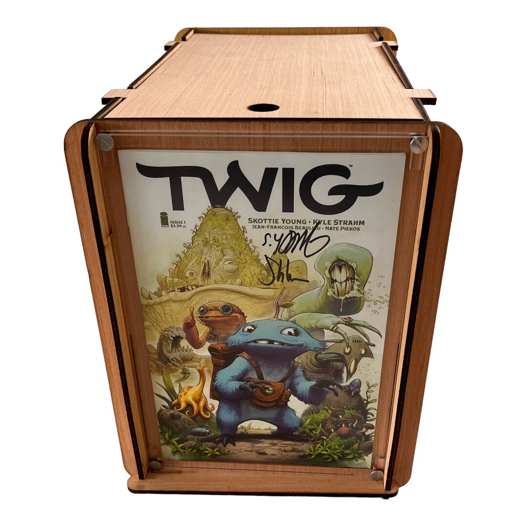 Wood Comic Book Storage Box PLUS Twig Comic, Vol 1 Cover A Signed by ...