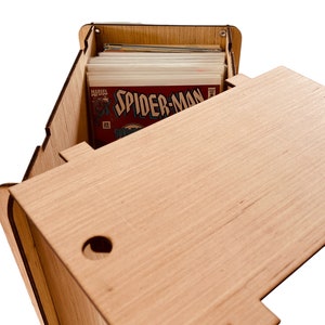 The Original Romany House Wood Comic Book Storage Box - Safely Store ...