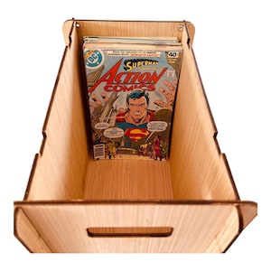 The Original Romany House Wood Comic Book Storage Box - Safely Store ...