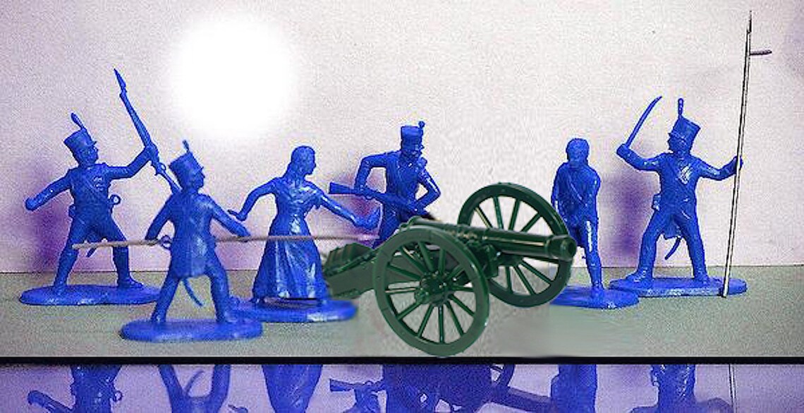 Reamsa 1/32 Spanish Napoleonic BLUE Toy Soldiers 20 Figures in | Etsy