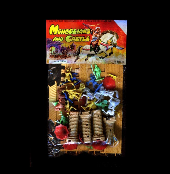 Giant Reissue Mongolian Medieval Castle & Figures Set in 1/72 | Etsy