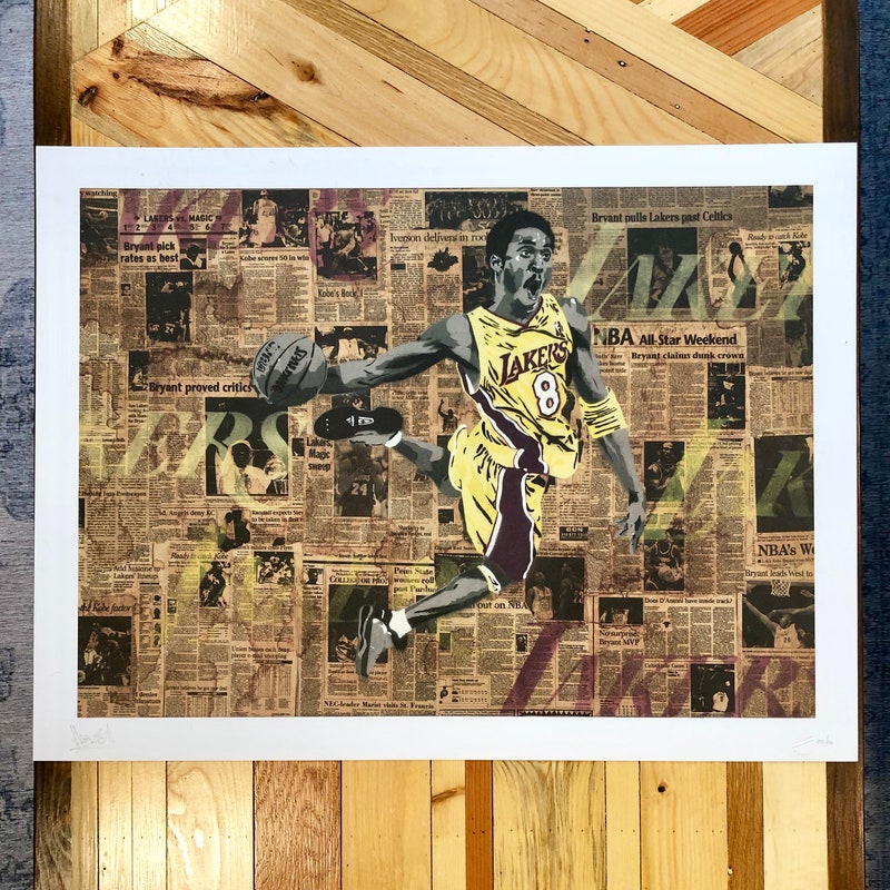 Kobe Bryant Stencil - Etsy
