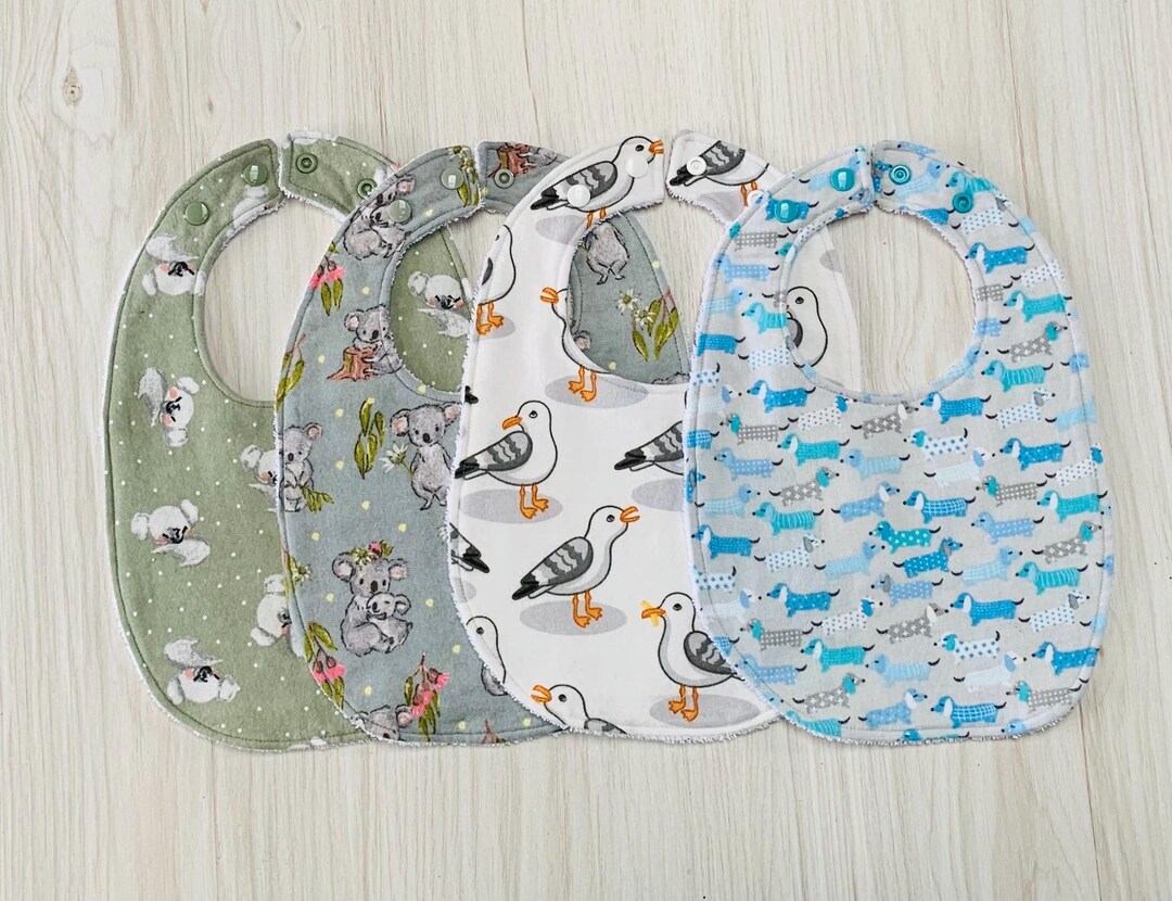 Bulk Unisex Flannel Bib Pack - Fun and Functional Set of 4 - Etsy