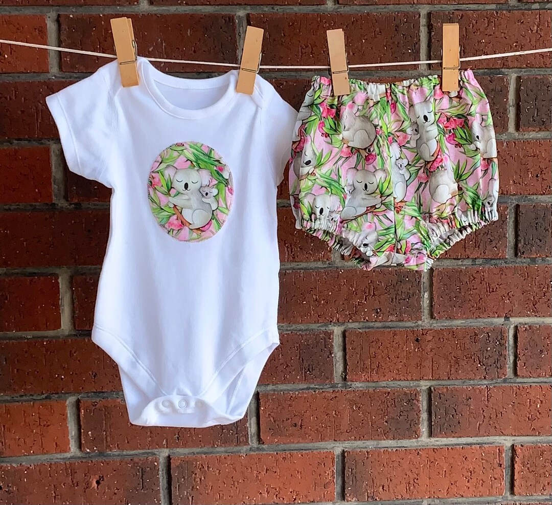 Baby Girl Matching Set Australian Koala Outfit, Sizes to 18 Months - Etsy