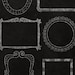 Chalkboard Frames Clipart. Digital Clip Art. Commercial & Personal Use ...