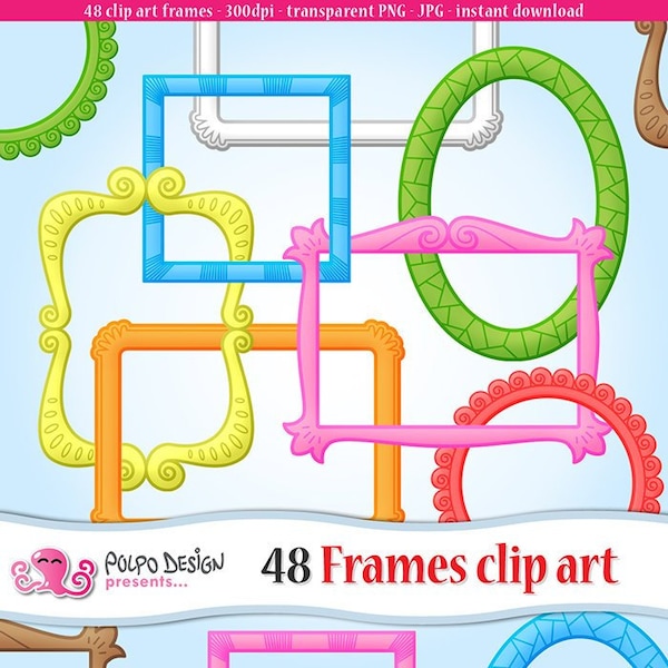 Bright Frames - Etsy