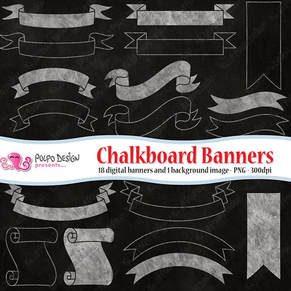 Chalkboard Banners - Etsy