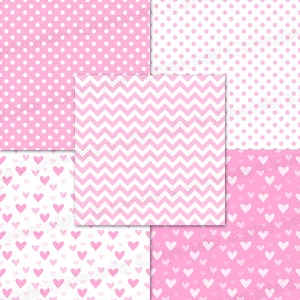 Owl Clipart & Digital Paper, Baby Girl Clip Art, Baby Shower, Pink Owls ...