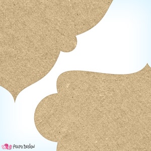 Kraft Paper Labels Clipart. Commercial & Personal Use. Instant Download ...