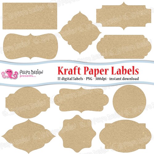 Digital Labels Clip Art Frames and Labels Digital Vintage - Etsy Canada