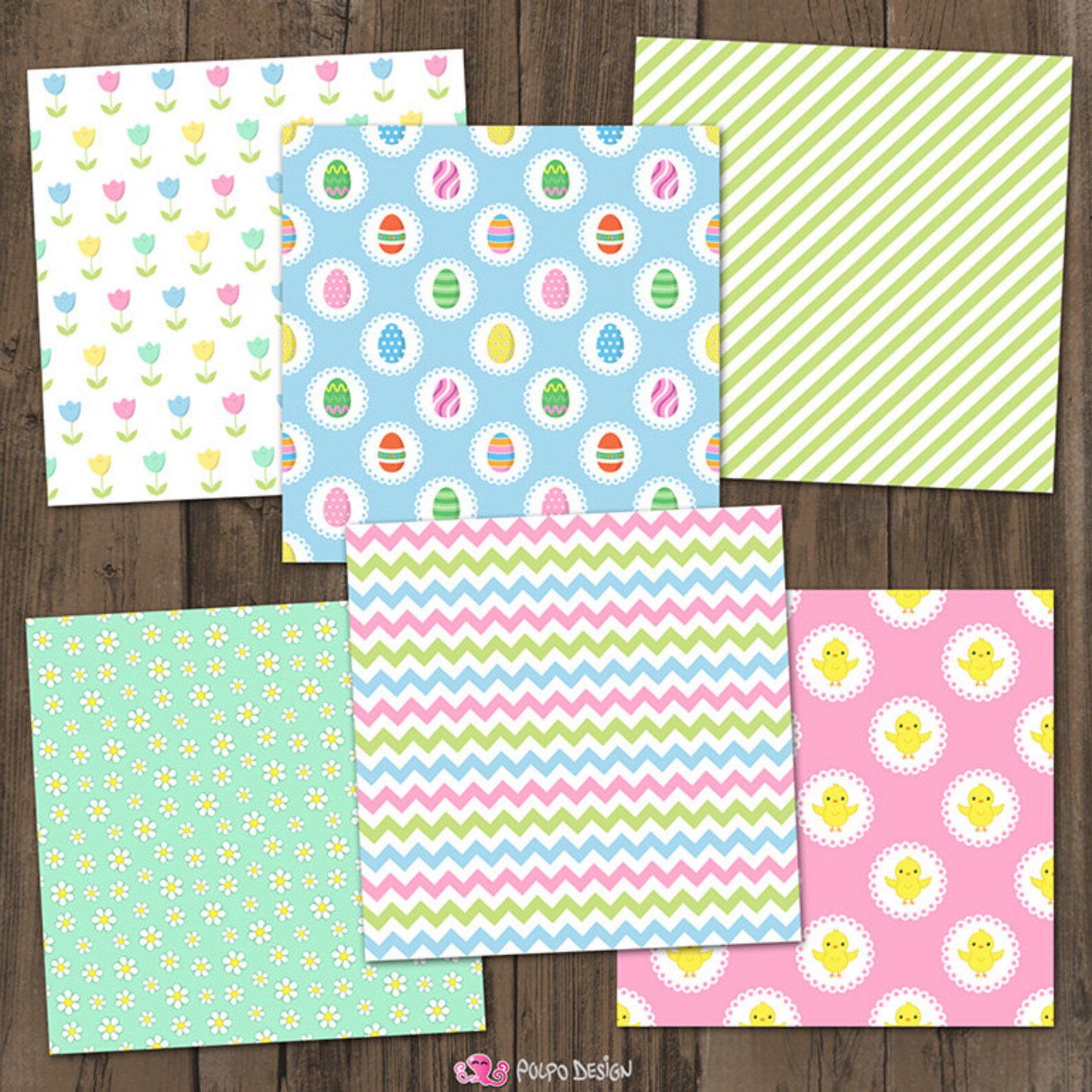 Easter Digital Paper. Scrapbook Backgrounds. Easter Bunny - Etsy