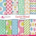 Easter Wood Digital Paper. Easter Wood Backgrounds. Easter Scrapbook ...