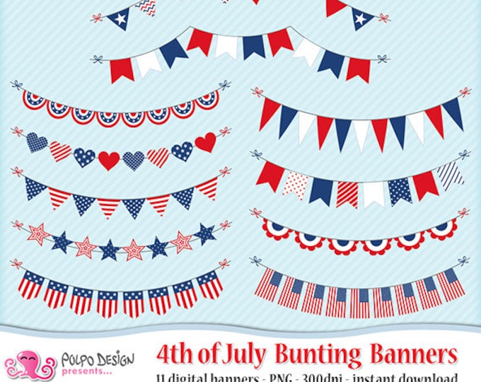 PRE-ORDER American Flag Garland, Patriotic Decor, Red White and Blue ...