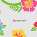 Hibiscus Monogram Svg. Hibiscus Clip Art in Svg, Eps, Dxf and Png ...