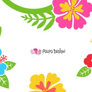 Hibiscus Monogram Svg. Hibiscus Clip Art in Svg, Eps, Dxf and Png ...