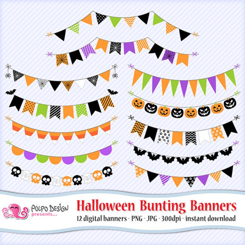 Halloween Bunting - Etsy
