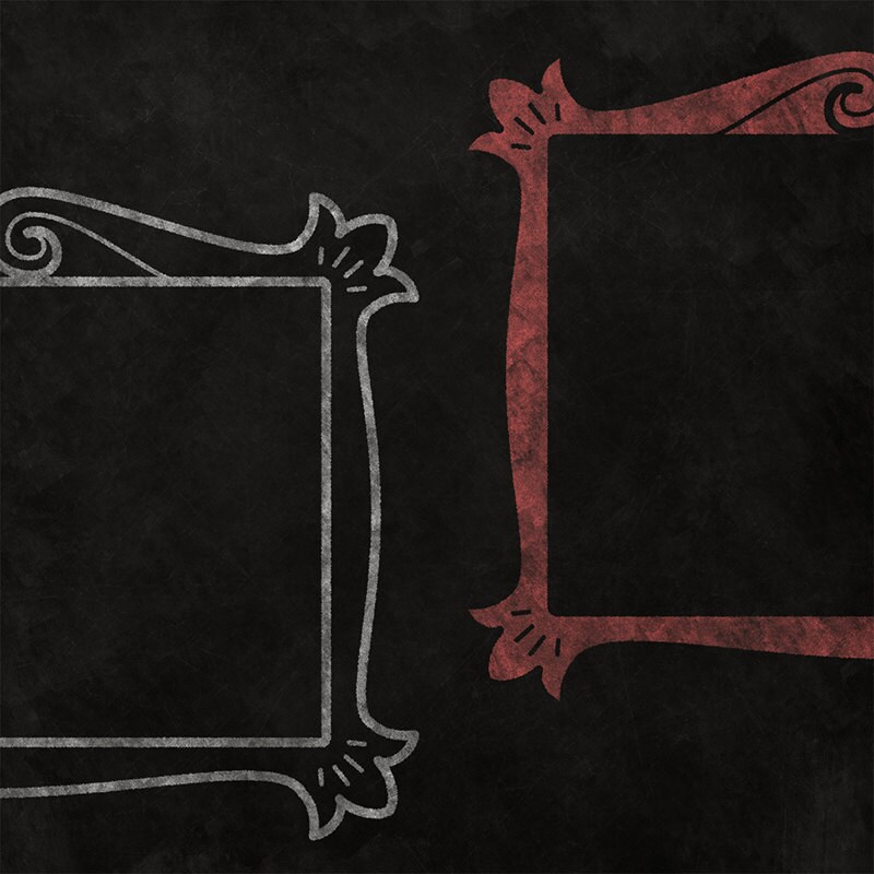 Colorful Chalkboard Frames clipart. Digital clip art. | Etsy