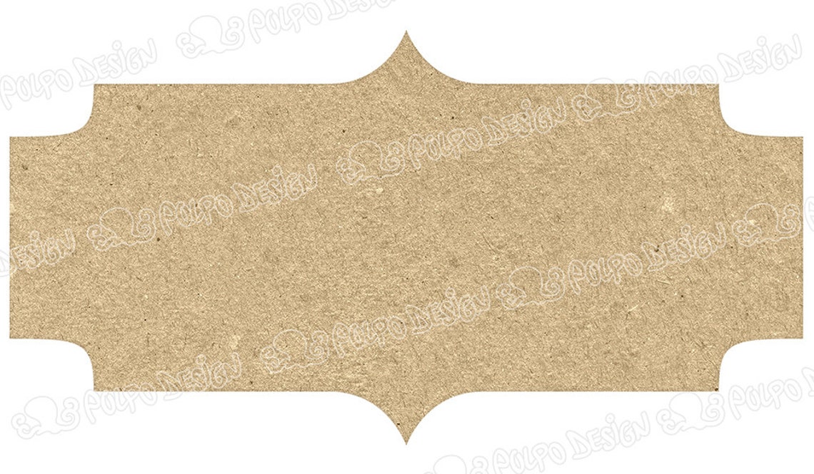 Kraft Paper Labels Clipart. Commercial & Personal Use. Instant - Etsy