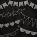 Chalkboard Bunting Banners Cliparts. Digital Clip Art. - Etsy