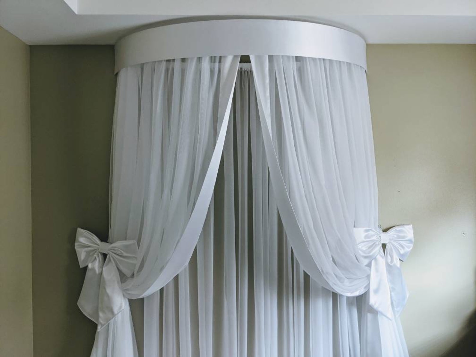 Elegant Crown Canopy any Fabric and Color Available. - Etsy