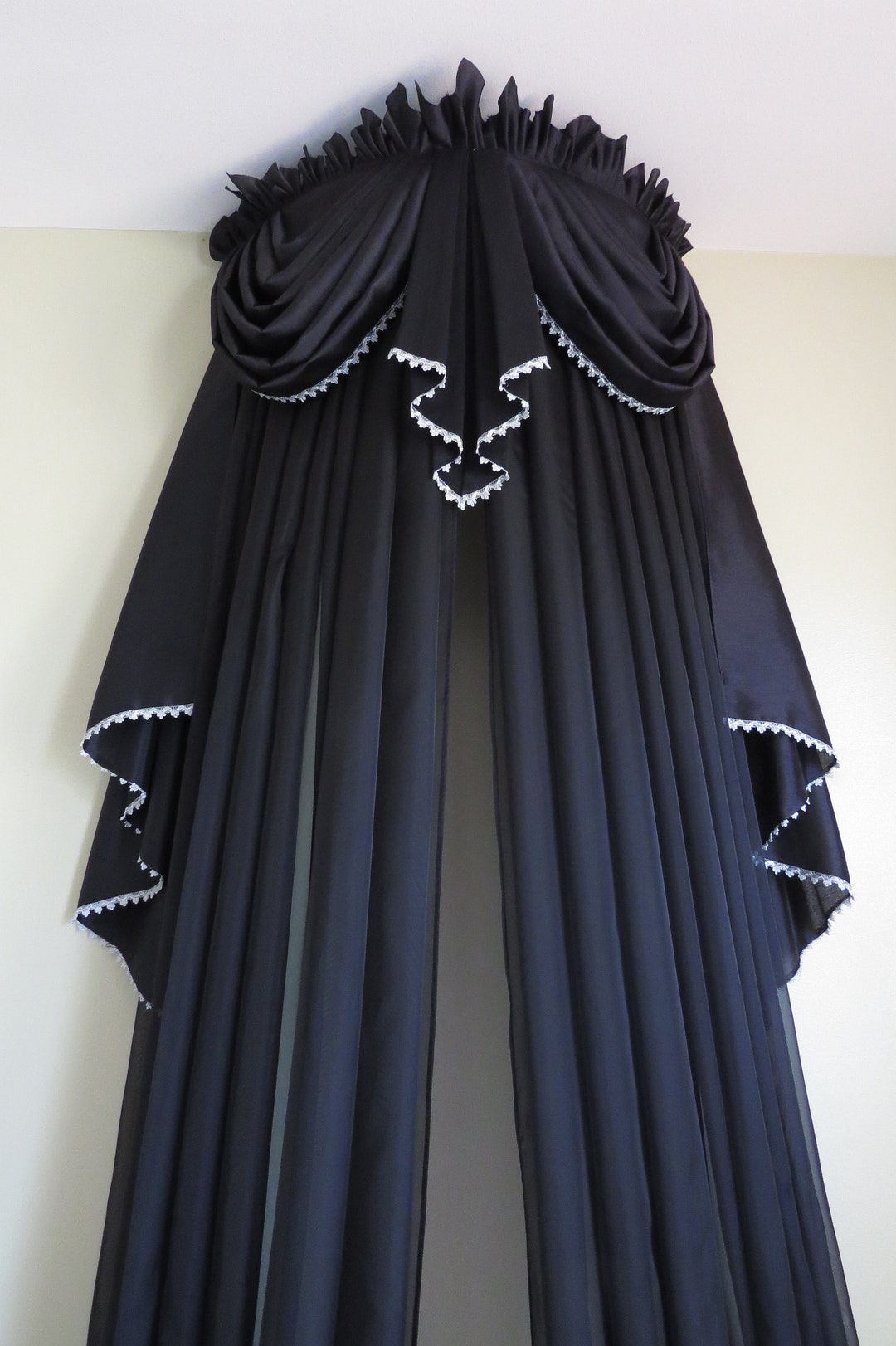 Custom Bed Crown Canopy in Gothic Style. - Etsy