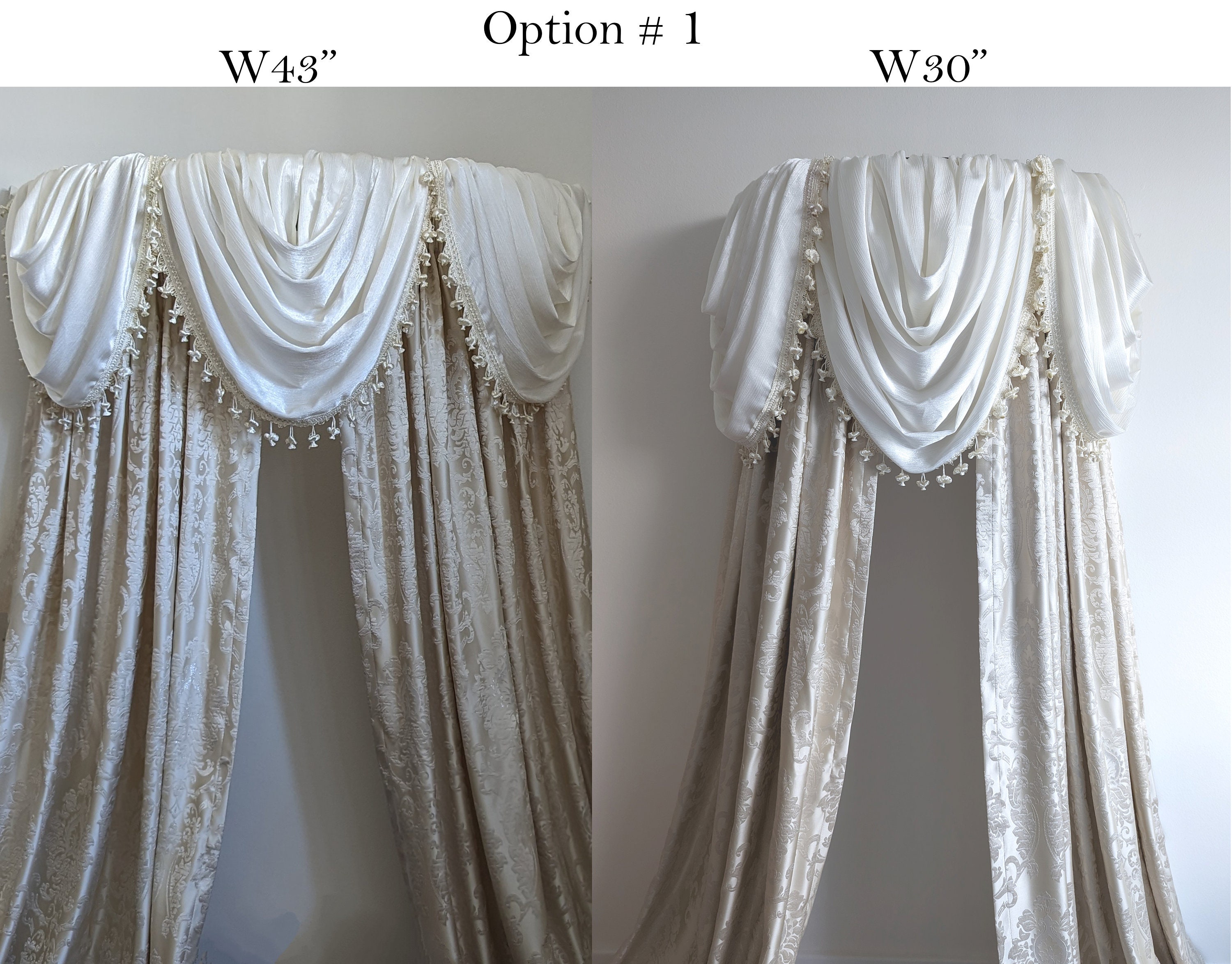 DIY canopy frame kit for rod pocket curtains. — JuliesDecor