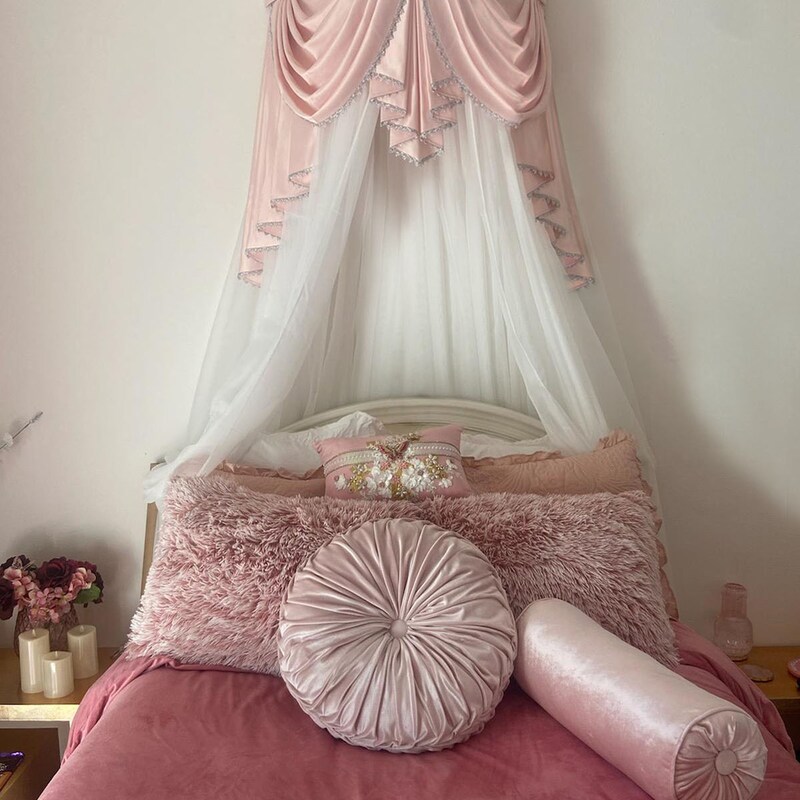 Pink Bed Canopy - Etsy