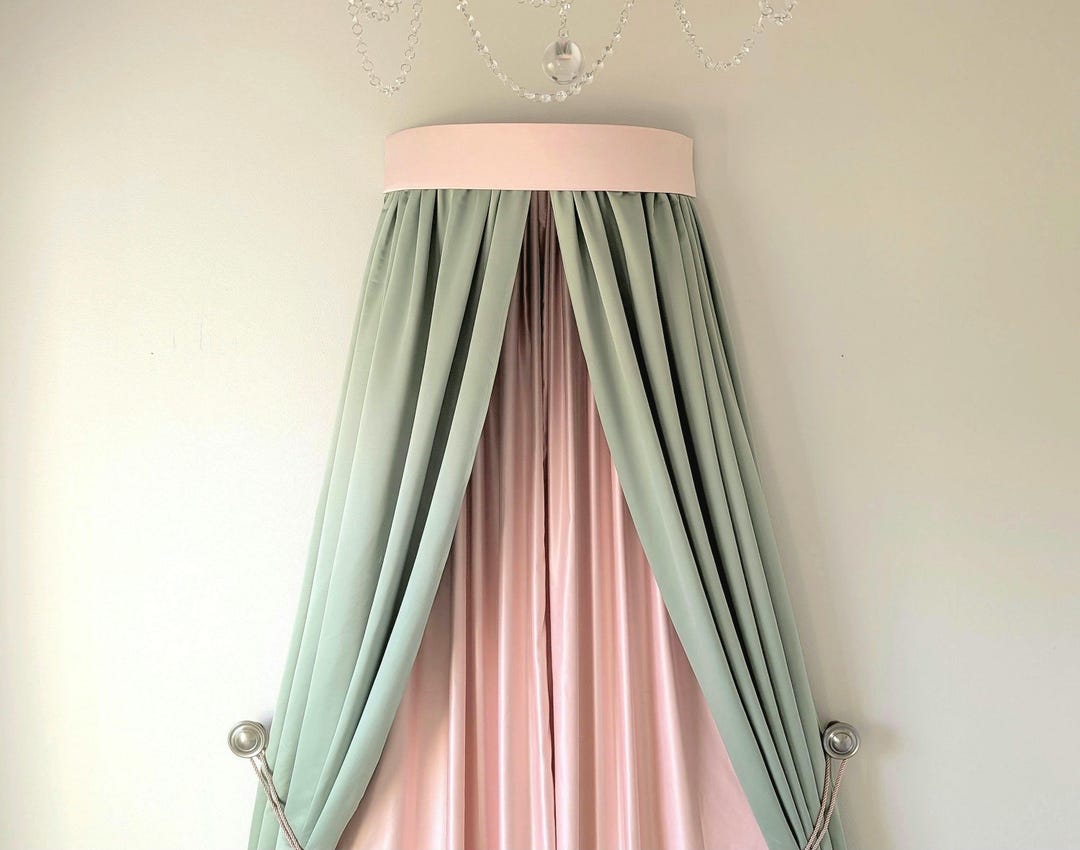Pink & Green Elegant Canopy. - Etsy