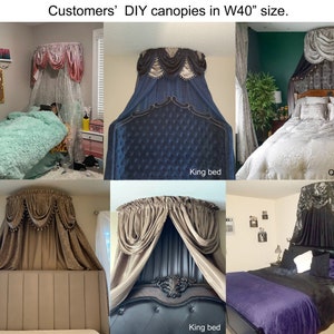 DIY Canopy Frame Kit for Curtains & Valances. - Etsy