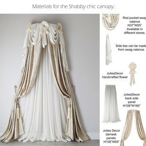 DIY Canopy Frame Kit for Curtains & Valances. - Etsy