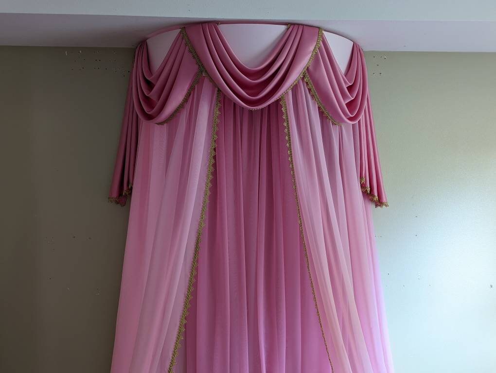 Princess Pink Bed Canopy W45 | Etsy
