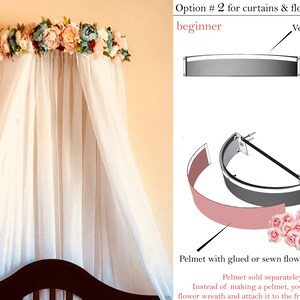 DIY Canopy Frame Kit for Curtains & Valances. - Etsy