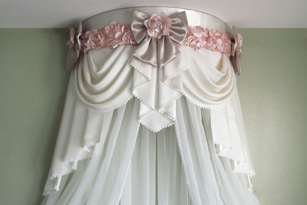Shabby Chic Crown Canopy 35" - Etsy