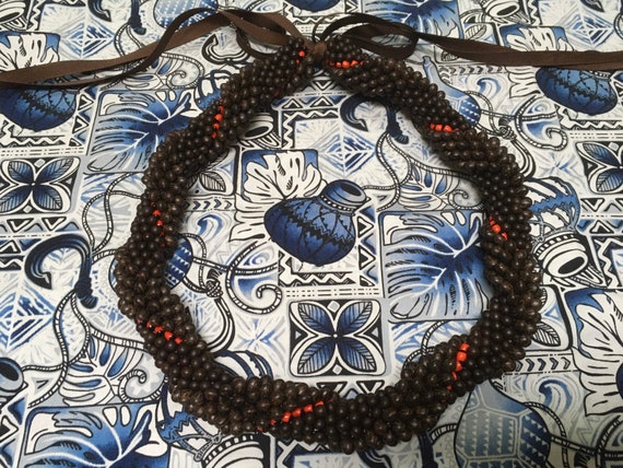 Aliipoe Pua Kelekino Pukiawe Seed Lei - Etsy