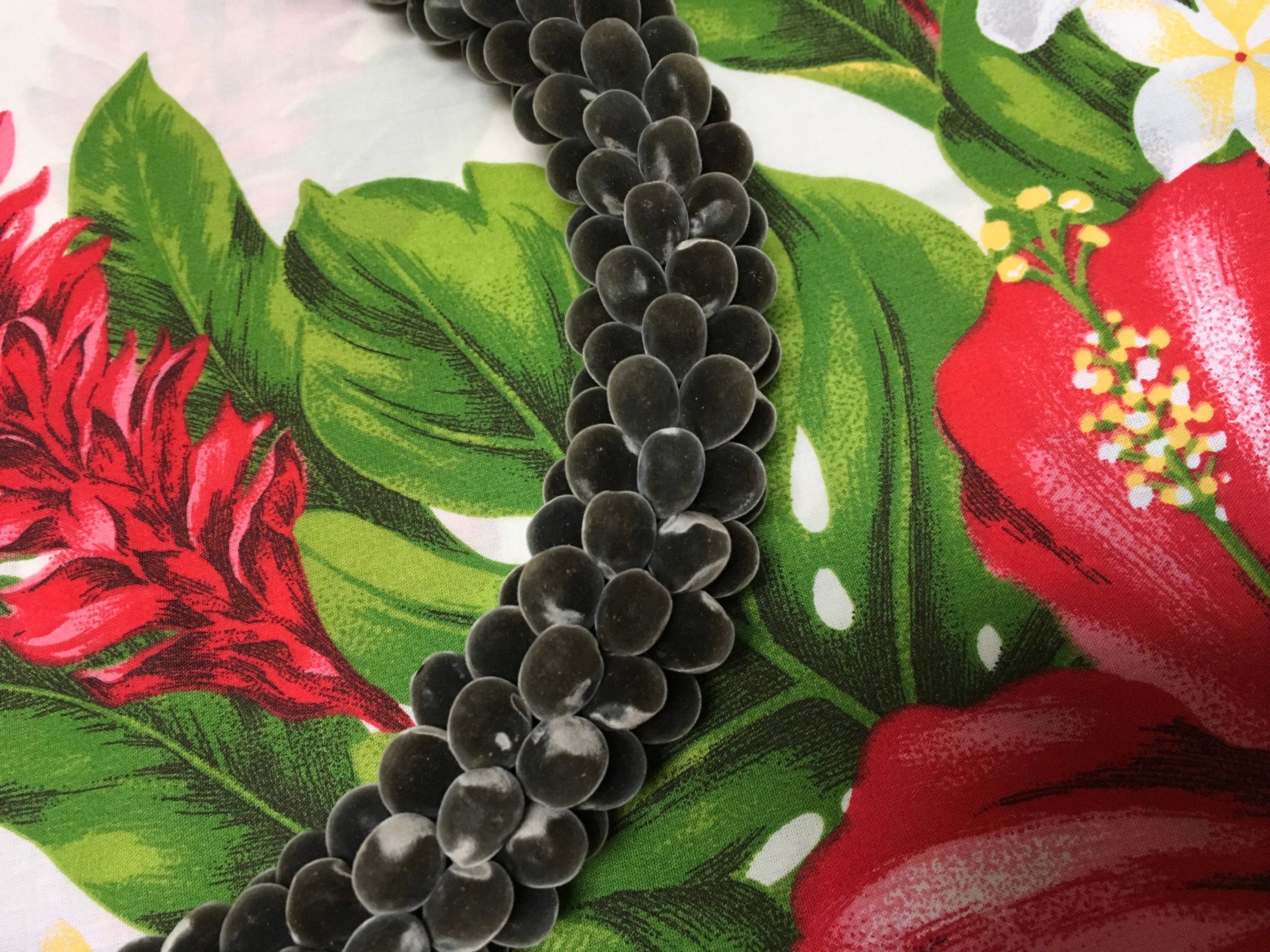Hawaiian Mgambo Seed Lei - Etsy