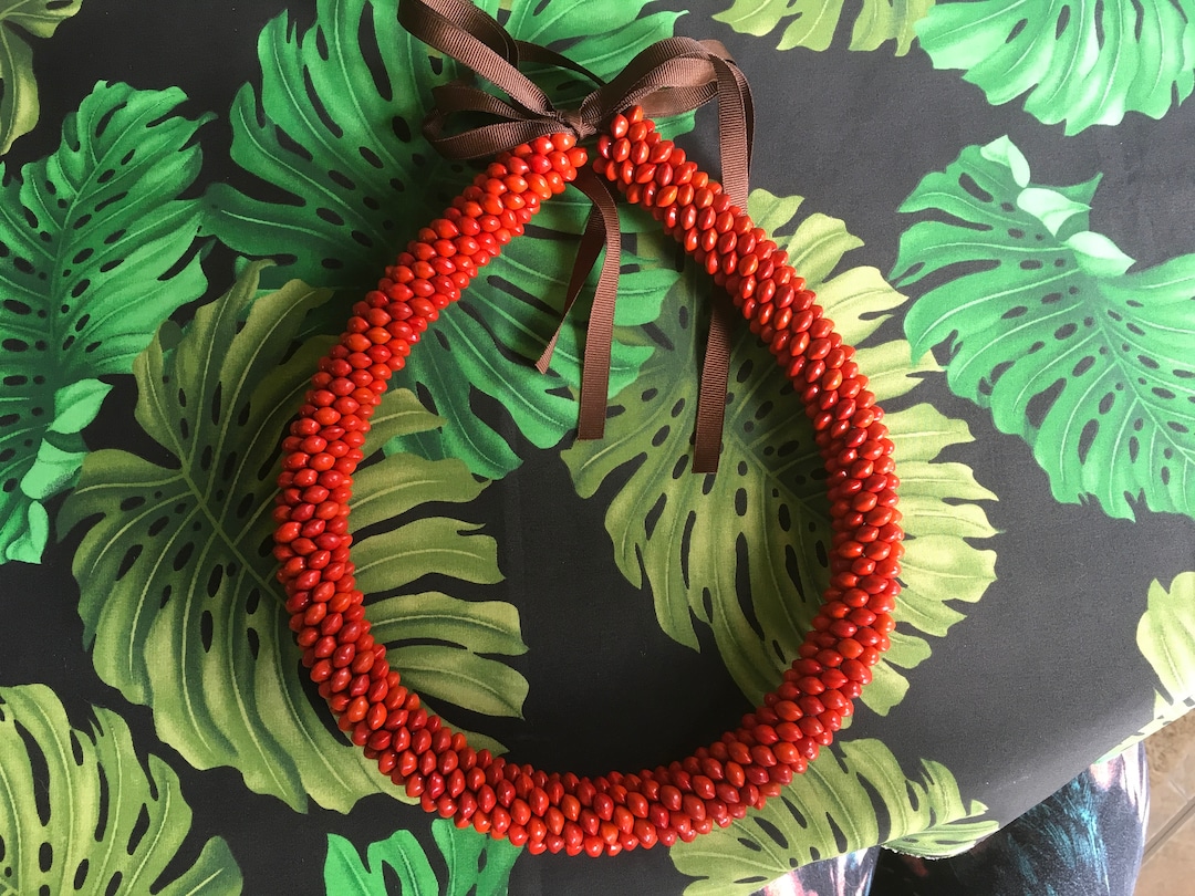 Ula’ula Hawaiian Seed Lei - Etsy