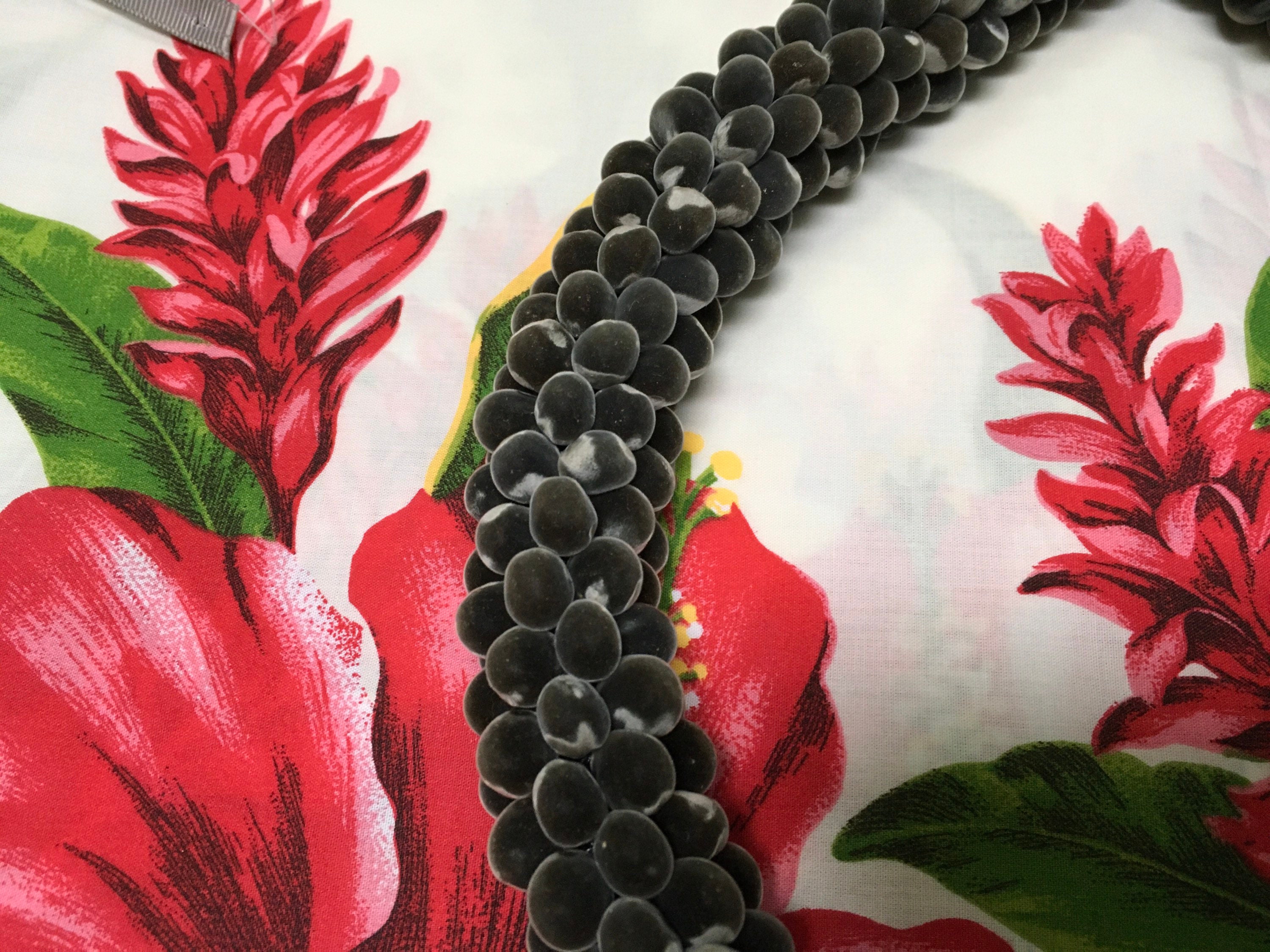 Hawaiian Mgambo Seed Lei - Etsy